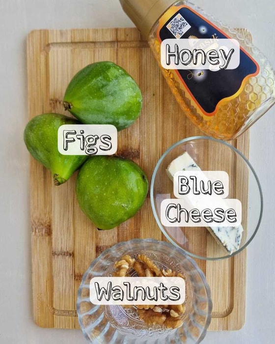 Baked Figs with Blue Cheese Recipe | The Woodlands TX Chef