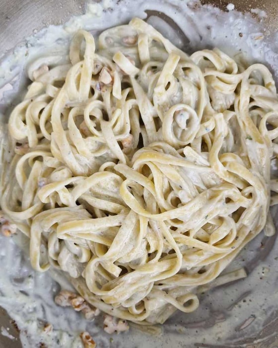 Blue Cheese Pasta with Walnuts Recipe | The Woodlands TX Chef