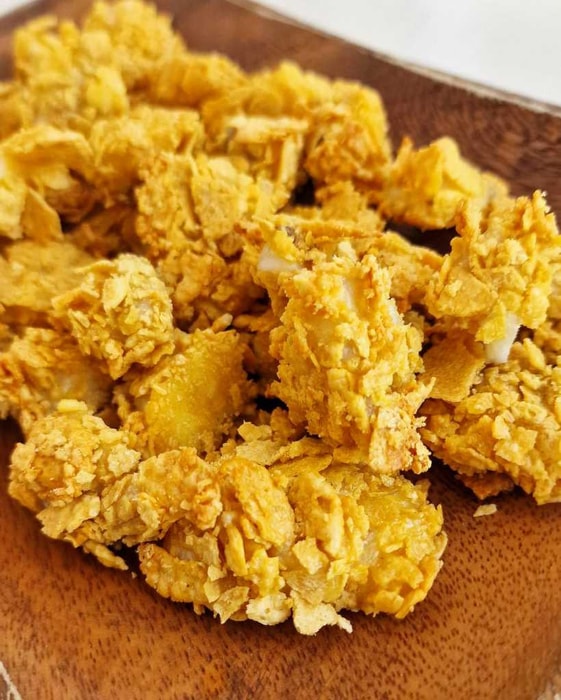 Cornflake crusted Fish Bites Recipe | The Woodlands TX Chef