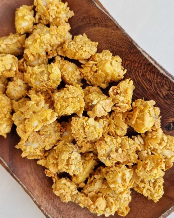 Cornflake crusted Fish Bites Recipe | The Woodlands TX Chef