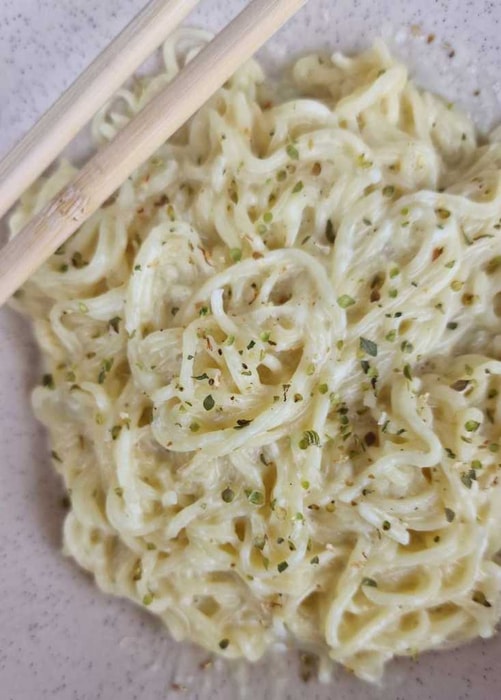 Easy Cheese Instant Noodles Recipe | The Woodlands TX Chef