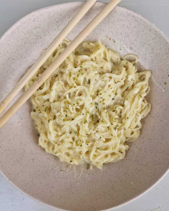 Easy Cheese Instant Noodles Recipe | The Woodlands TX Chef