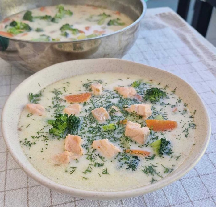 Finnish Creamy Salmon Soup - Lohikeitto Recipe | The Woodlands TX Chef