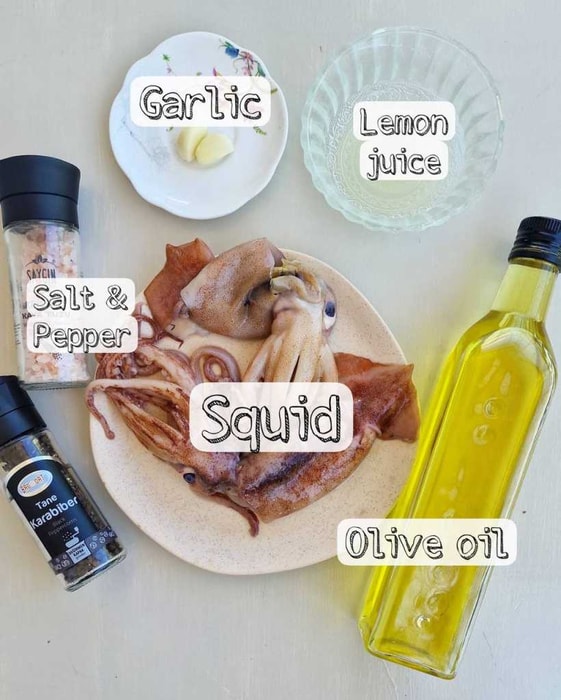 Grilled Squid - Easy recipe Recipe | The Woodlands TX Chef