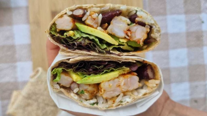 Healthy Shrimp Burrito Recipe | The Woodlands TX Chef