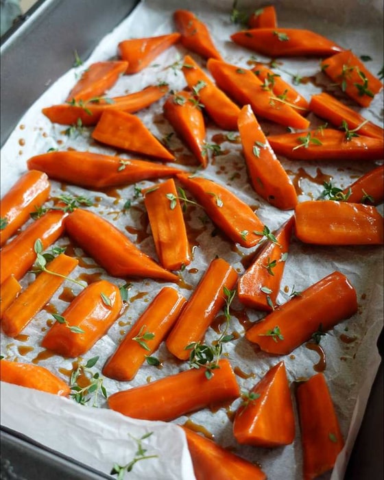 Honey Balsamic Roasted Carrots Recipe | The Woodlands TX Chef