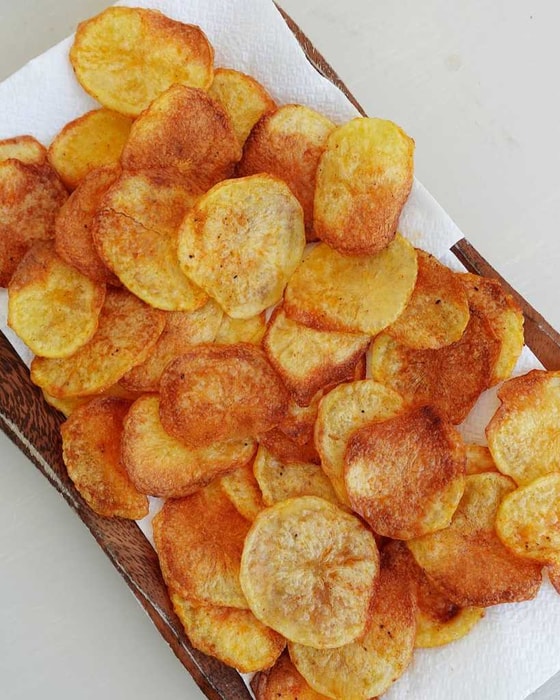 Oven Baked Potato Chips Recipe | The Woodlands TX Chef