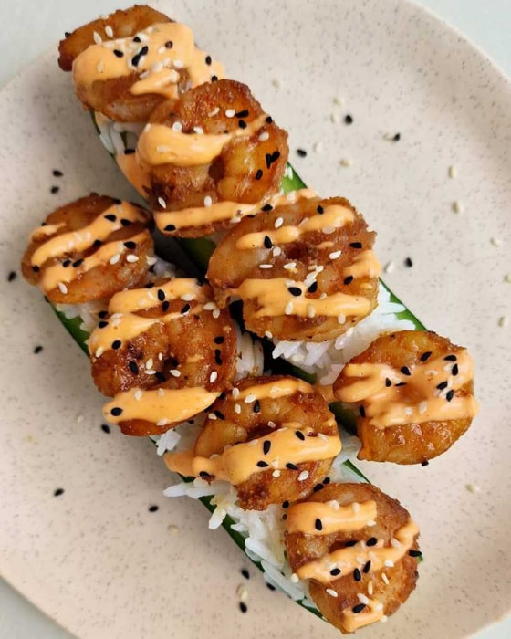 Shrimp Cucumber Boats Recipe | The Woodlands TX Chef