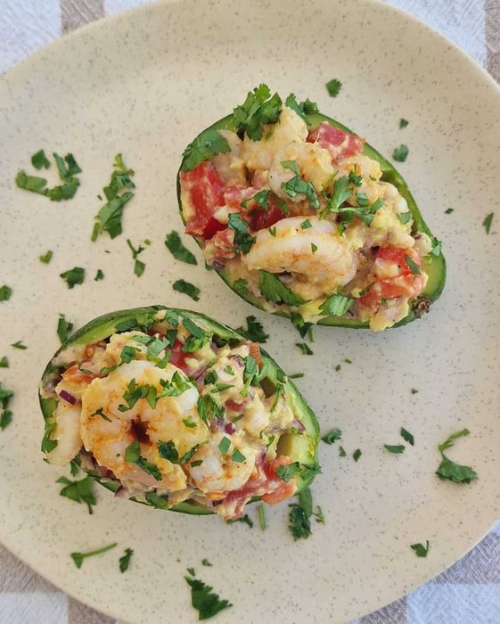 Shrimp Stuffed Avocado Recipe | The Woodlands TX Chef