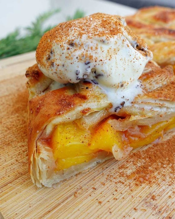 Simple Peach Strudel Recipe | The Woodlands TX Chef