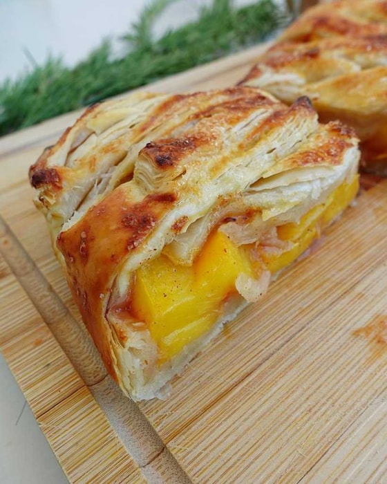 Simple Peach Strudel Recipe | The Woodlands TX Chef