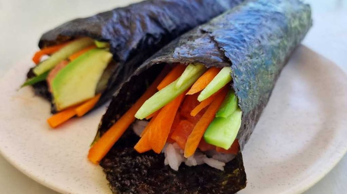 Spicy Tuna Sushi Hand Roll Recipe | The Woodlands TX Chef