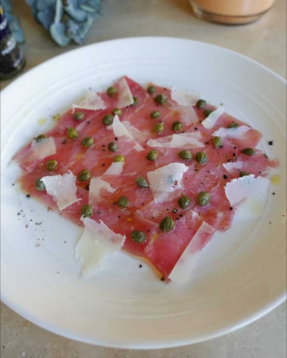 Tuna Carpaccio Recipe | The Woodlands TX Chef