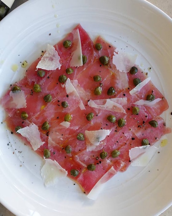 Tuna Carpaccio Recipe | The Woodlands TX Chef