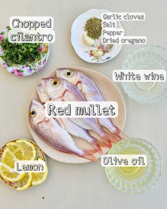 Whole-baked red mullet Recipe | The Woodlands TX Chef