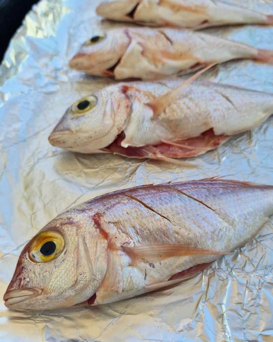 Whole-baked red mullet Recipe | The Woodlands TX Chef