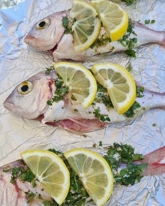 Whole-baked red mullet Recipe | The Woodlands TX Chef