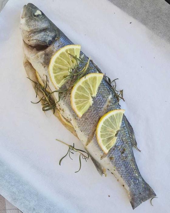 Whole baked sea bass Recipe | The Woodlands TX Chef
